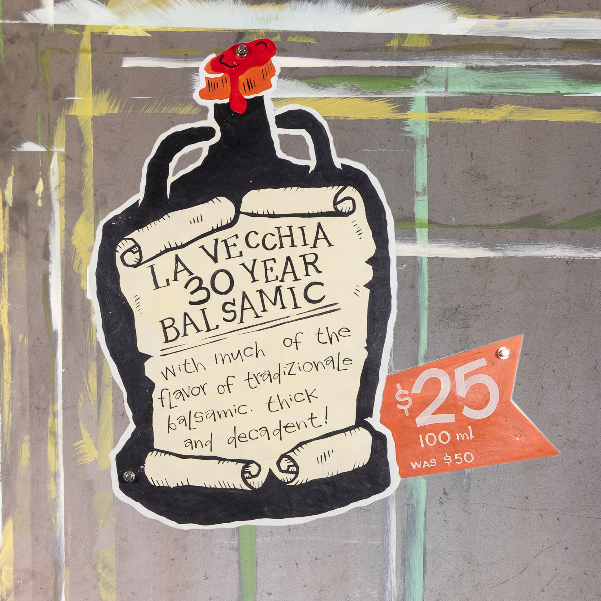 La Vecchia 30 year balsamic poster | Zingerman's Deli Specialty Foods