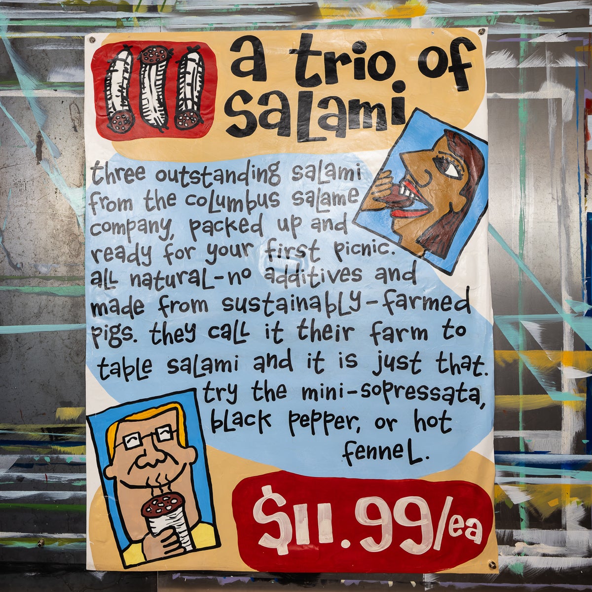 Trio of salami poster | Zingerman's Deli Specialty Foods